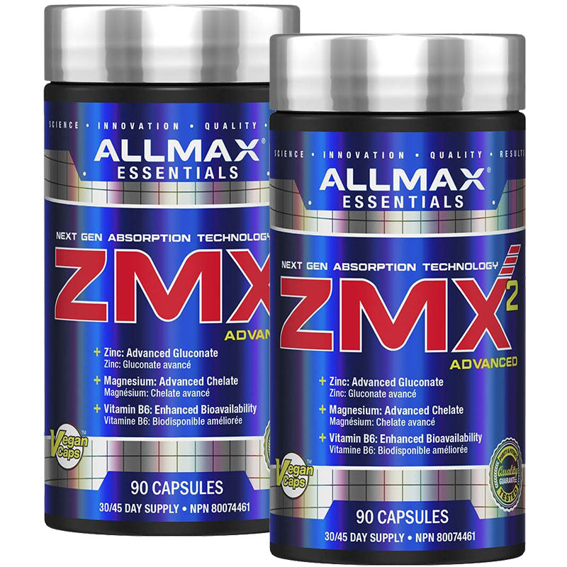 Allmax Nutrition ZMX2 Advanced - 90 Capsules - *Buy One,Get One,Deal* – Supplements Canada